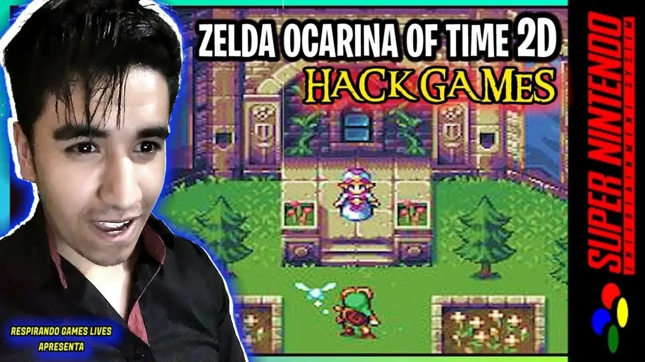 LEGEND OF ZELDA OCARINA OF TIME 2D DEMAKE Para SUPER NINTENDO (SNES ...