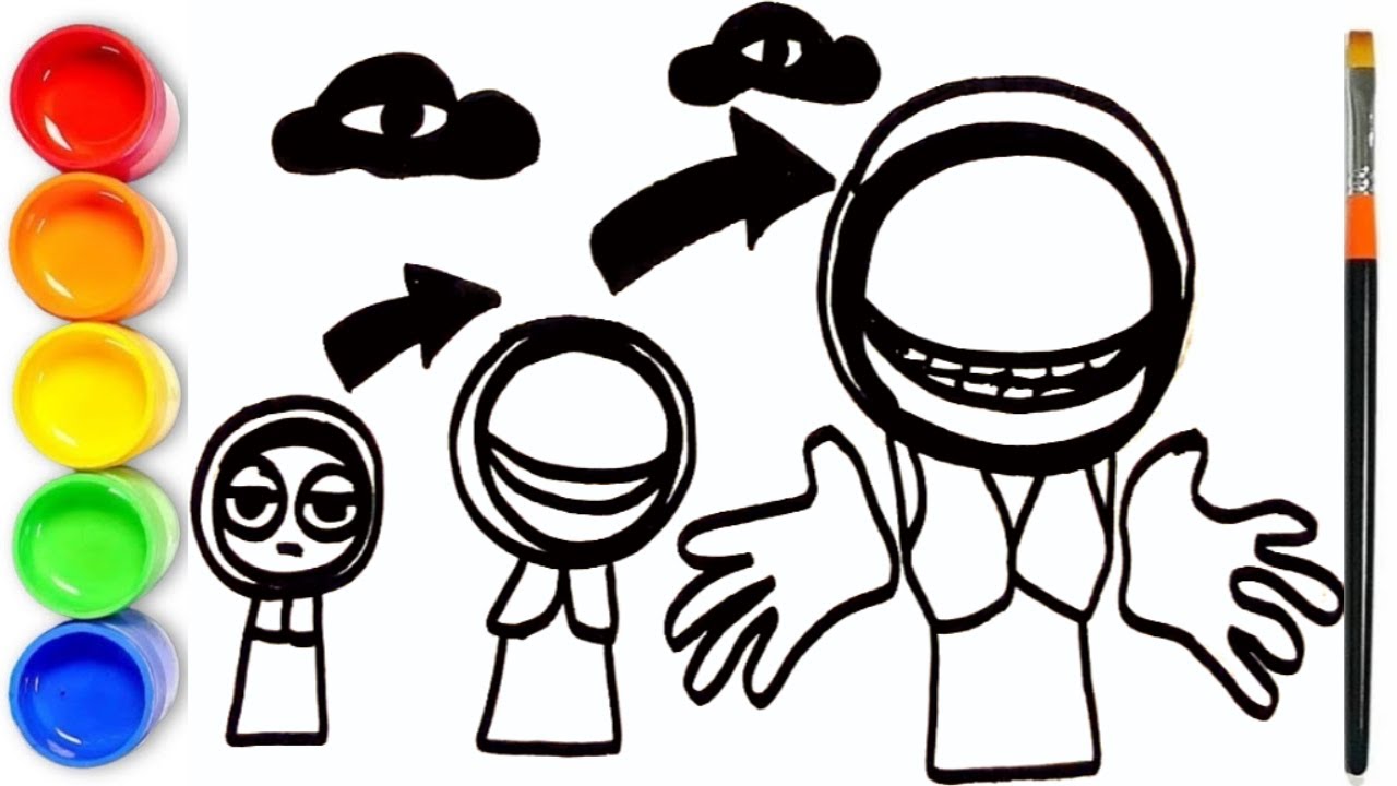 How To Draw Jevin INCREDIBOX SPRUNKI | Jevin Incredibox Sprunki - YouTube