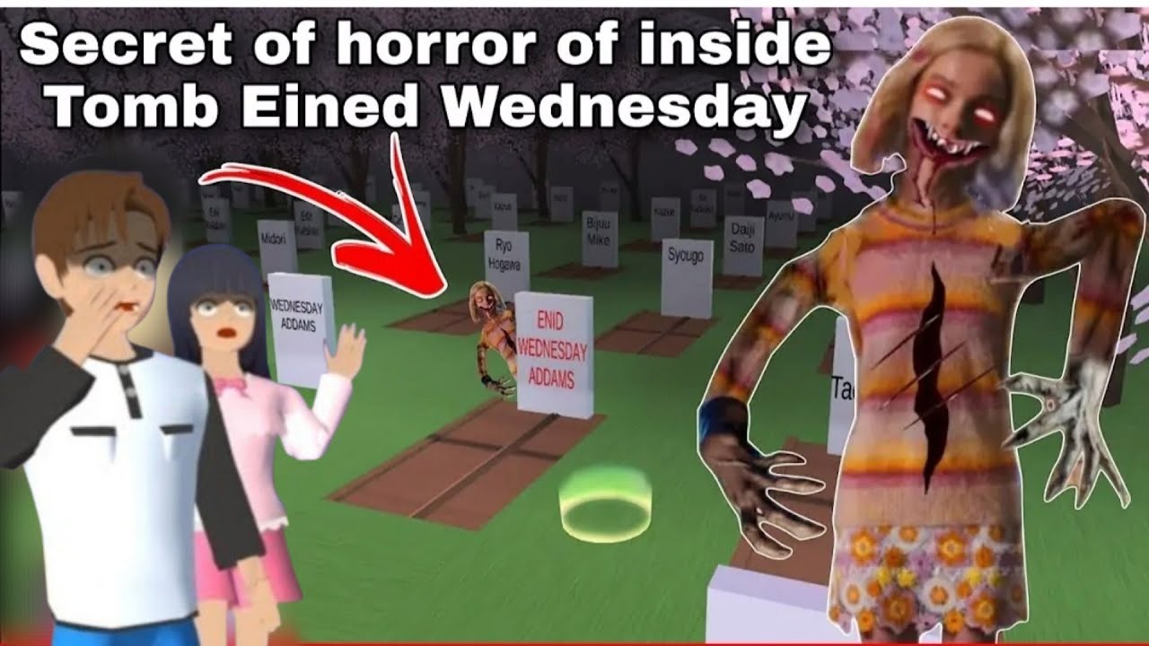 رعب اينيد المسكونه ساكورا Beware, there is Enid's zombie horror in ...