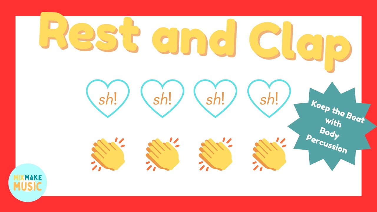 Keep the Beat Play-Along: Clap and Rest - YouTube