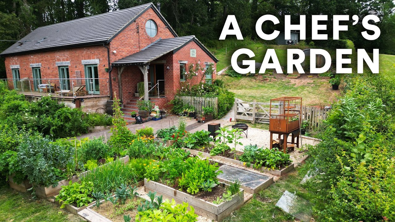 See This Chef's Amazing Kitchen Garden: Gaz Oakley's Countryside Plot ...