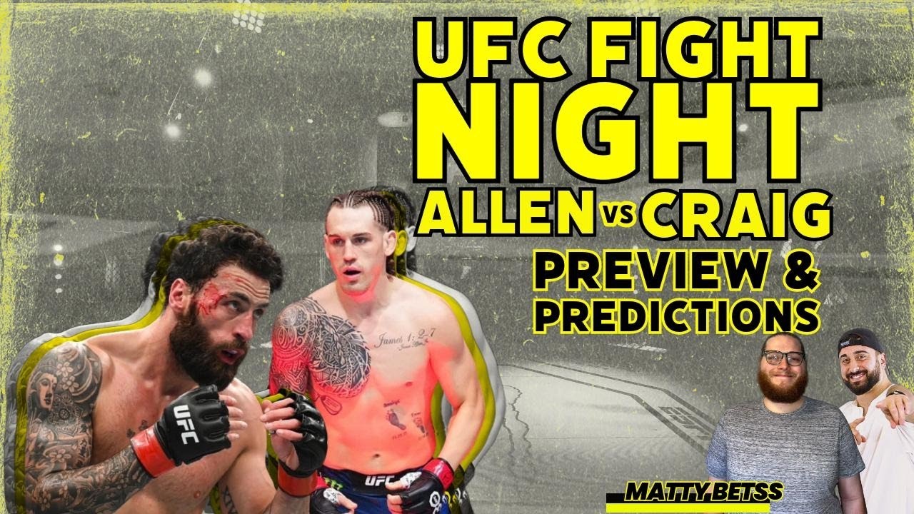 UFC Fight Night: Allen vs Craig - YouTube