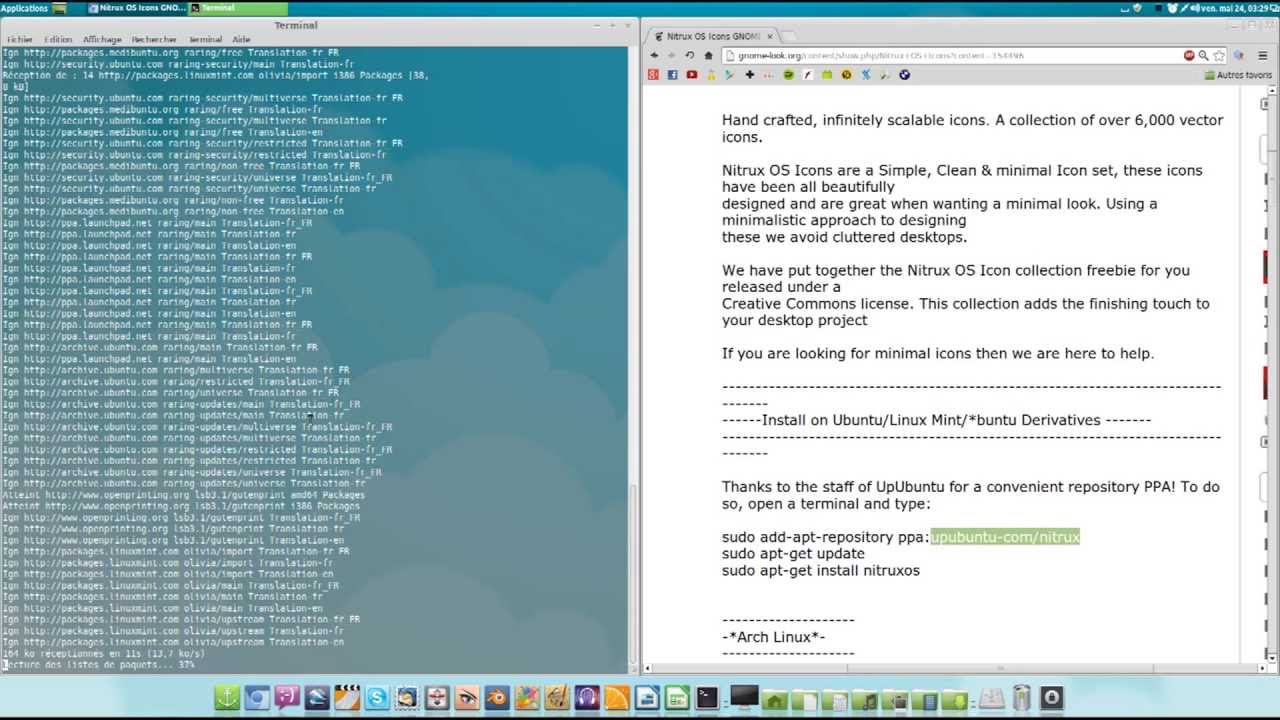 Linux Mint 15 Basic tutorial for desktop customisation - YouTube