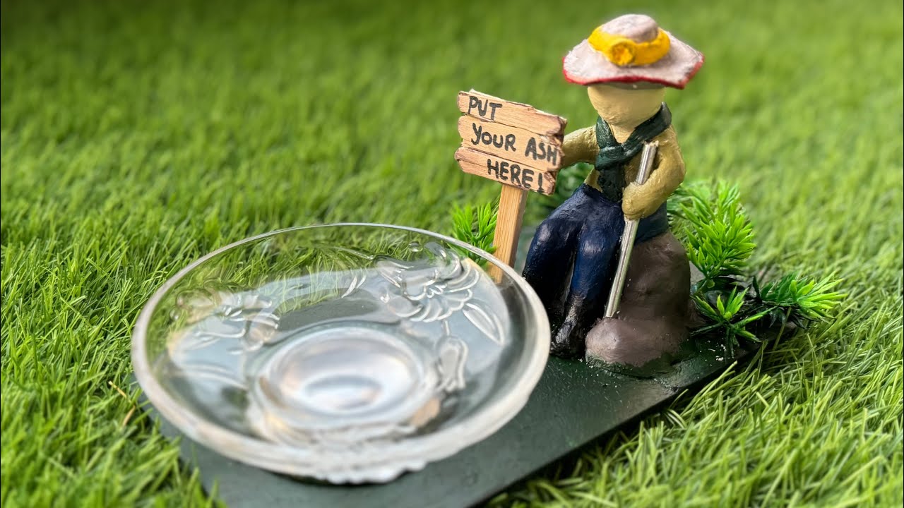 DIY Ash Tray From Clay #diy #craft #claycreations - YouTube
