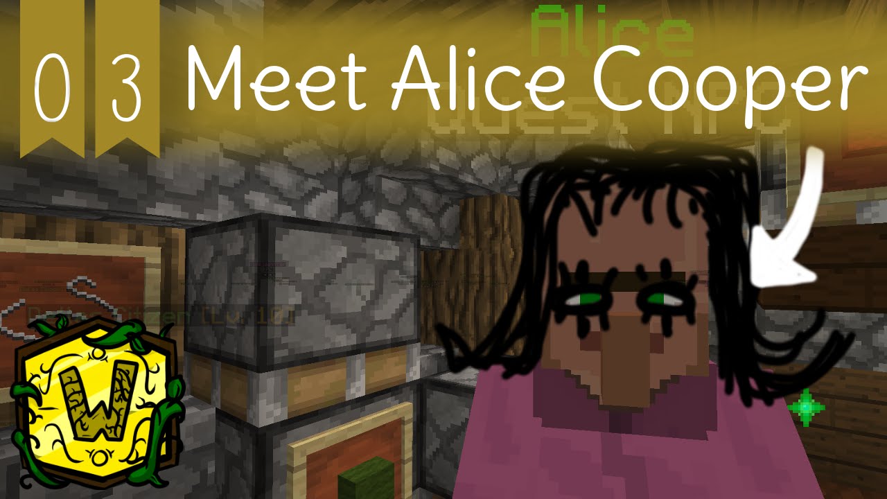 WYNNCRAFT - #03: Alice Cooper! [Minecraft MMORPG] - YouTube