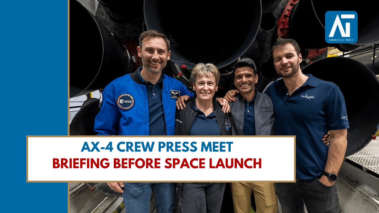 Ax-4 Crew Prepares for Space: Axiom Space Press Briefing | NASA | Space ...