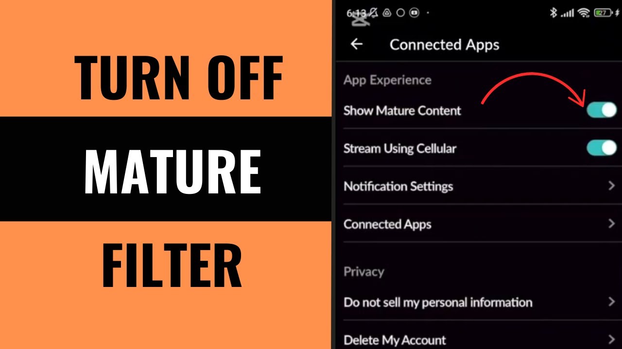 How to Turn Off Mature Filter on Crunchyroll - YouTube