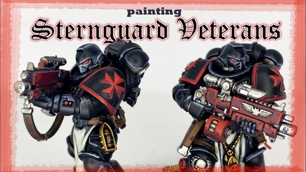 Black Templar Sternguard Veterans: painting and full squad showcase ...