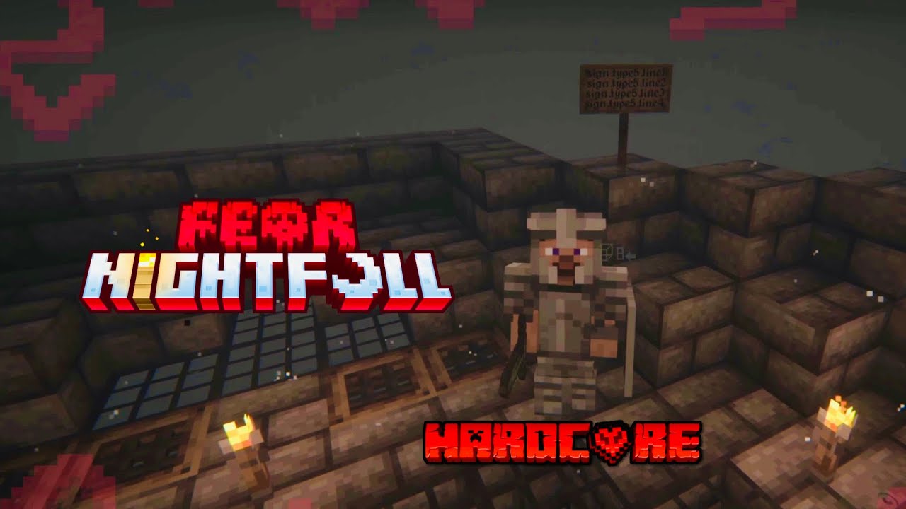 SCARY MODPACK | Fear Nightfall | Hardcore survival series | Ep. 2 - YouTube