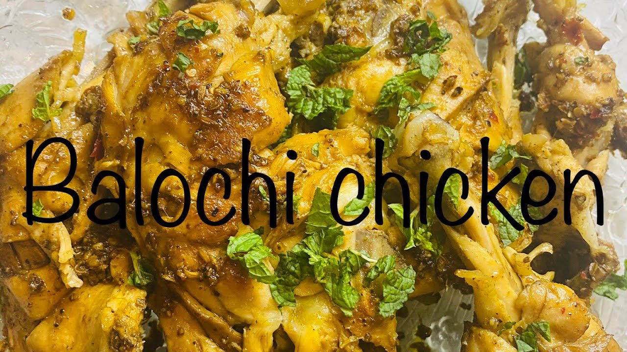 How to make Balochi Chicken -recipe by Gola cuisine - YouTube