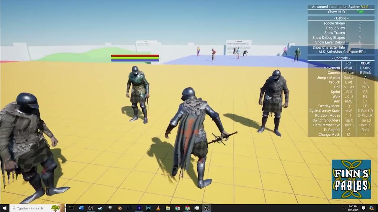 Sanguis Deorum: Action RPG Dev Log 5 - Enemy Targeting, Heavy Attacks, and Hit Reactions - YouTube