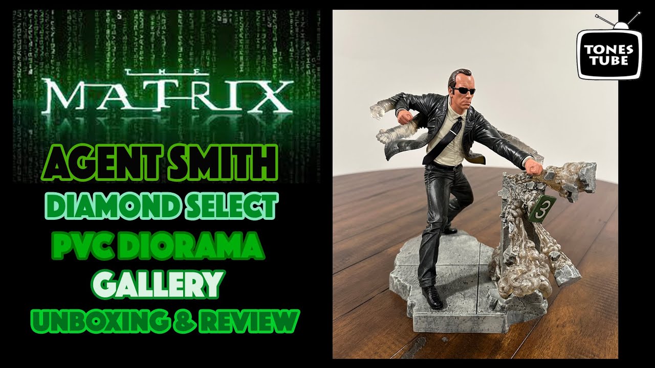 AGENT SMITH Statue by Diamond Select (Unbox and Review) - YouTube