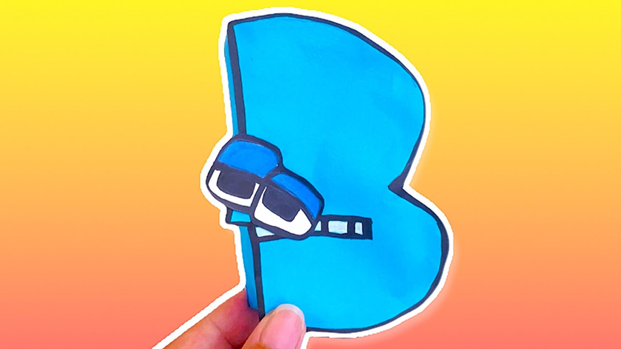 Paper Craft | Alphabet Lore B | SPANISH alphabet lore | Adrian's ...