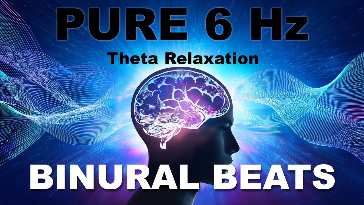 EXPERIENCE DEEP RELAXATION WITH 6Hz Theta Wave Binaural Beats! 3+ Hour ...