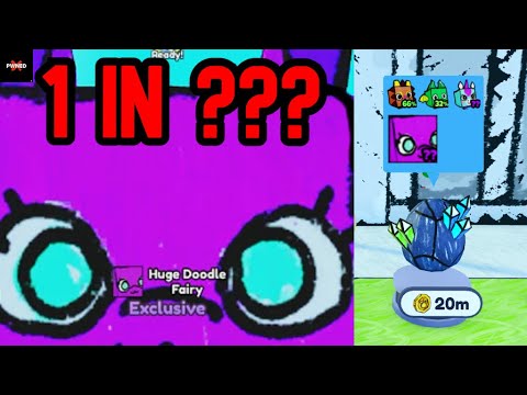 🎲 The HUGE DOODLE FAIRY & SECRET DOODLE HYDRA CHANCES In PET SIM X ...