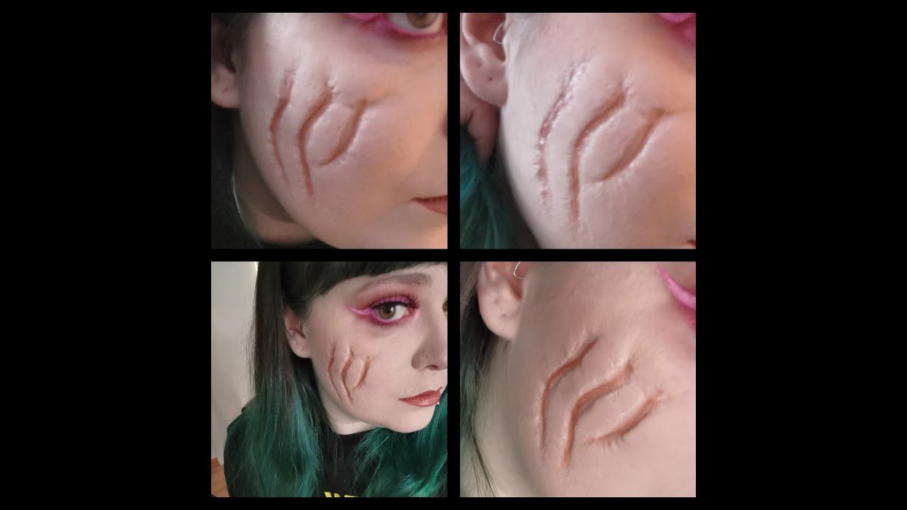 Tiger King Inspired Make-up, Claw Scars - YouTube