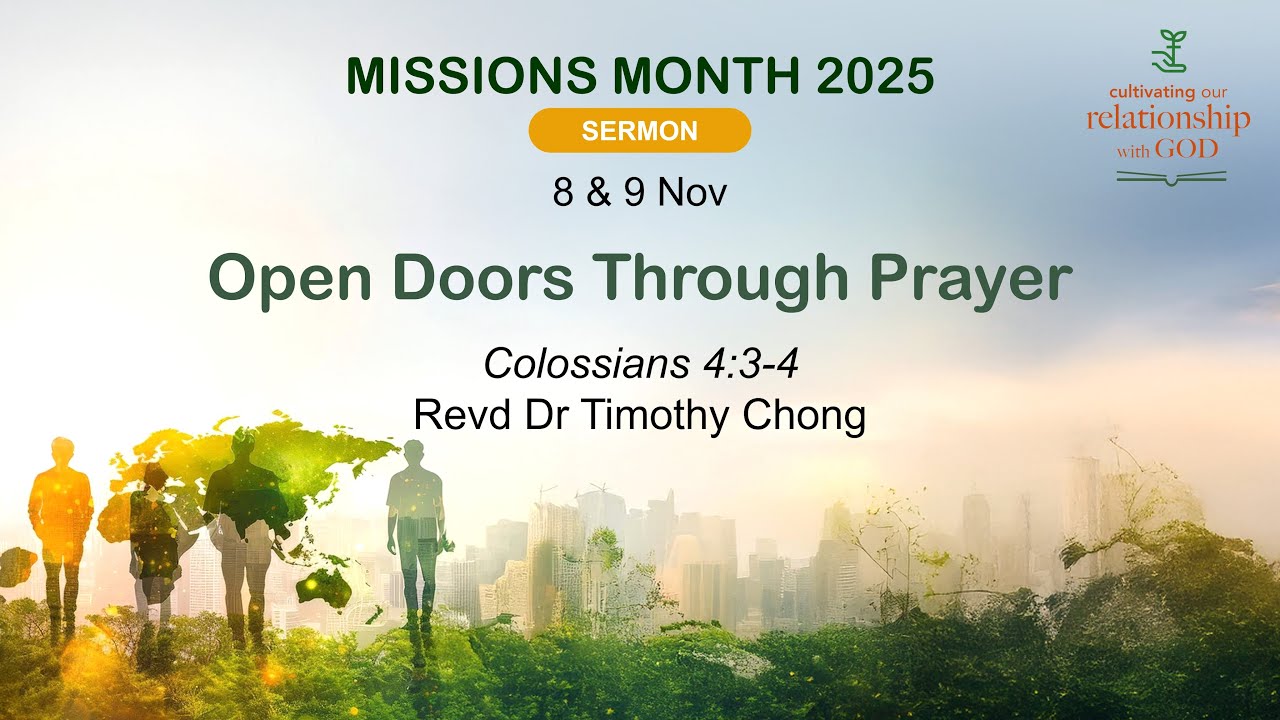 Open Doors Through Prayer • 9 Nov 2025 - YouTube