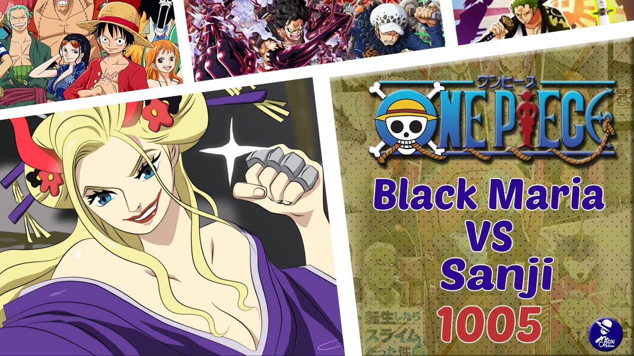 Review One piece 1005- Robin Vs Black Maria - Sanji Vs Jack - YouTube