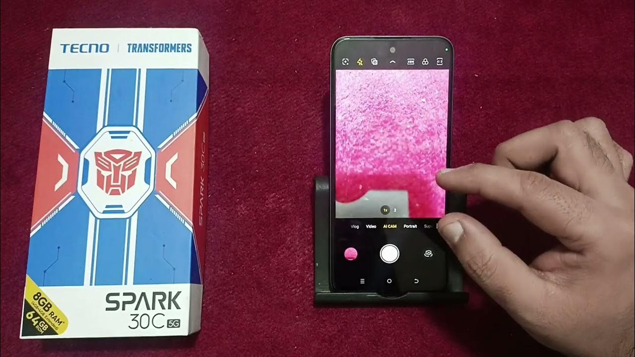 how to click photo using timer 10 second in tecno spark 30C, camera timer se photo khinche - YouTube