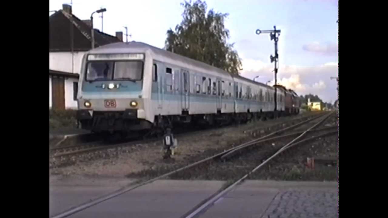 Abfahrt Wendezug mit 232er + 234er Gorgast - YouTube