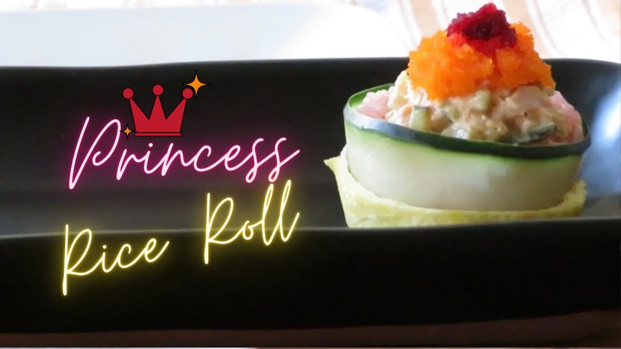 Rice Rolls with Tuna and Smoked Salmon (Princess Rice Roll Part 1) 참치와 ...