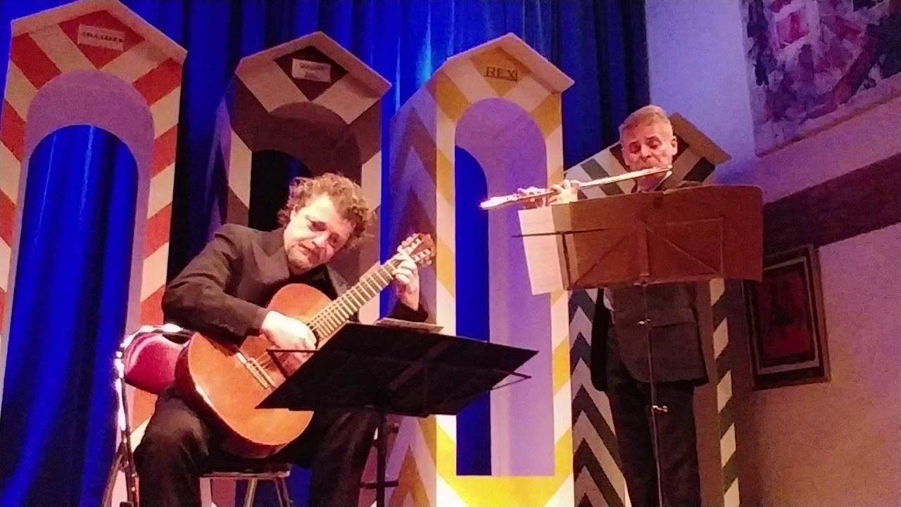Alessio Nebiolo guitar & Claude Régimbald flute play Cassino 1944 by ...