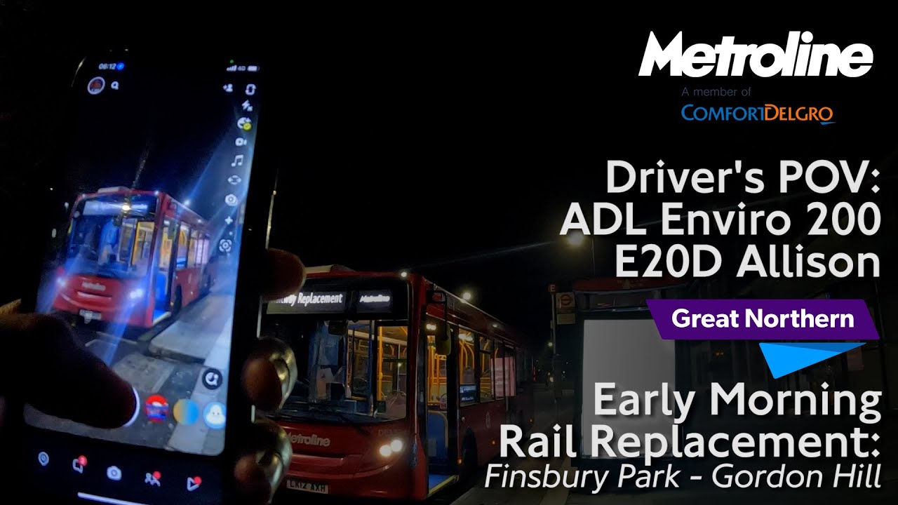 Driver's POV: Great Northern Rail Rep | Finsbury Park - Gordon Hill ...