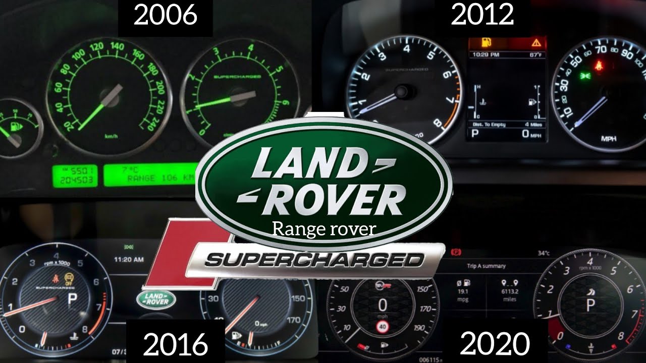 Land rover range rover sport all generation acceleration compilation ...