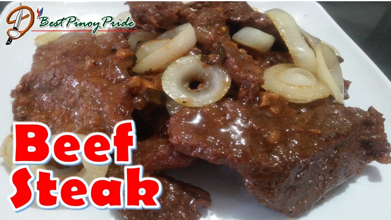 BEEF STEAK | BISTEK | EASY WAY TO COOK BEEF STEAK | Pinoy recipe|Ep32 ...