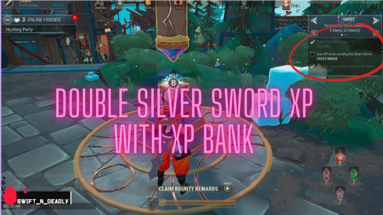 Earn the same XP TWICE on Silver Sword with XP Bank - YouTube