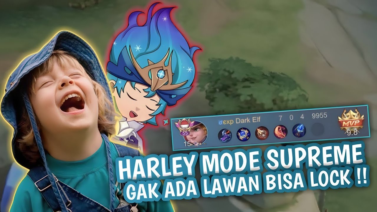 HARLEY MODE SUPREME MAH GAK ADA LAWAN BISA LOCK GUYS ‼️ HARLEY ASSASSIN ‼️ MOBILE LEGENDS - YouTube