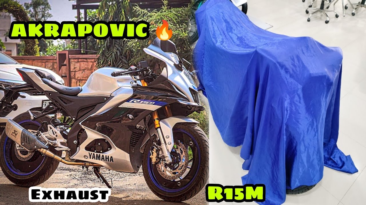 New Yamaha R15M (Best Full System Exhaust 🥵 Akrapovic🔥 - YouTube