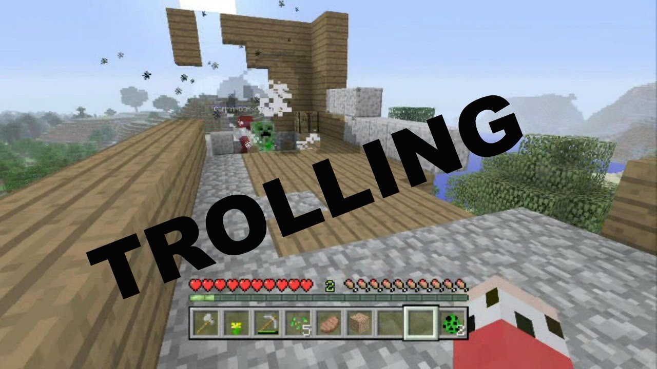 Minecraft Trolling #1 (Funny Moments & Rage) - YouTube