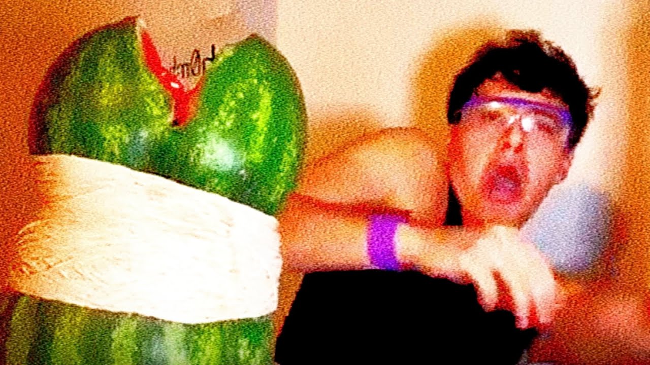 EXPLODING WATERMELON CHALLENGE!!! - YouTube