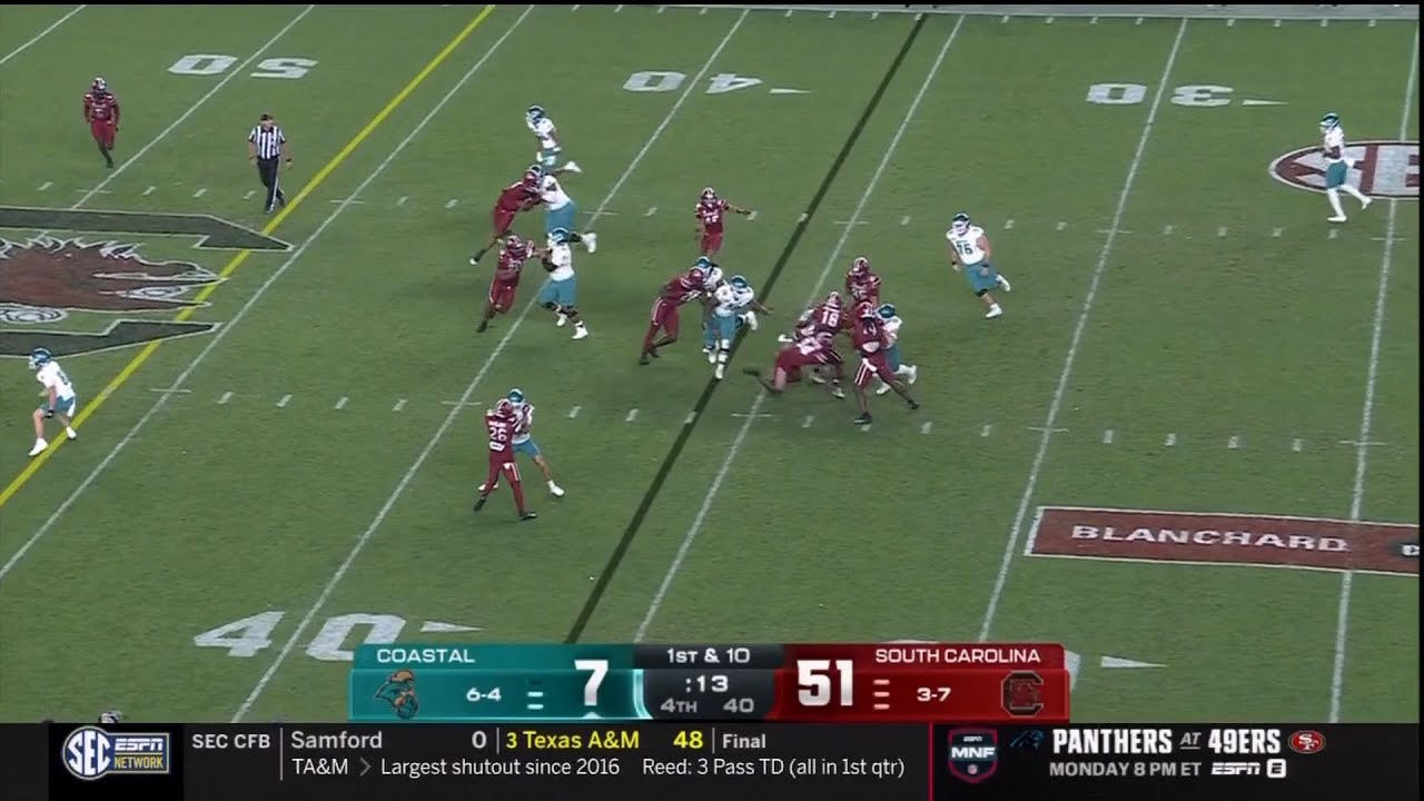 2025 USC vs Coastal Carolina - Jaquel Holman, Christian Ingram Tackle ...