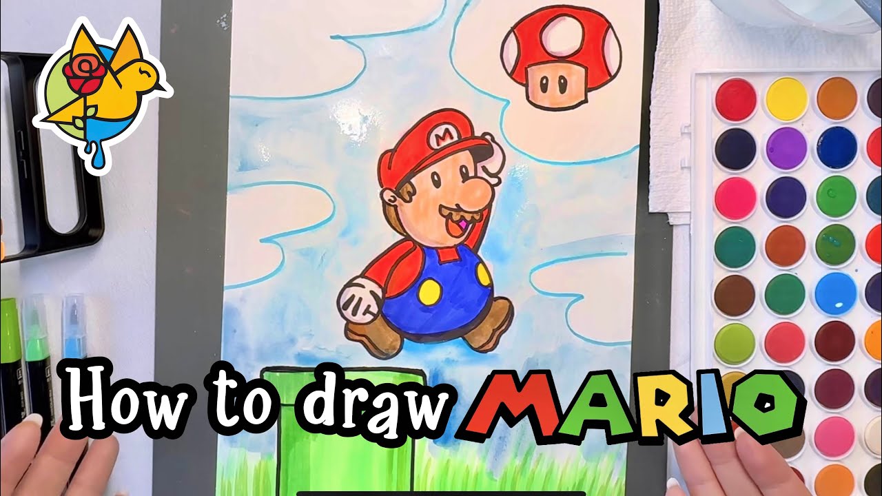 Learn How to Draw Mario #supermario - YouTube