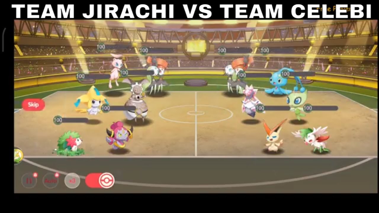 TEAM JIRACHI VS TEAM CELEBI Pocket Incoming - YouTube
