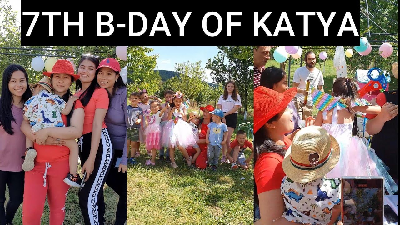 NAG CELEBRATE SA 7TH B-DAY NI KATYUSHA KASAMA ANG FRIENDS AND FAMILY ...