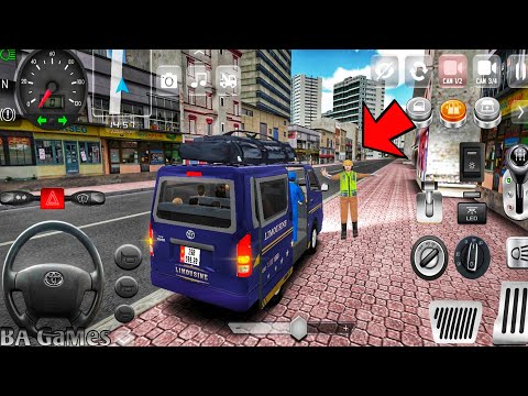 Toyota Hiace Driving In MiniBus Simulator Vietnam - Traffic Police Stop Me😳 - Best Mobile Games 2021