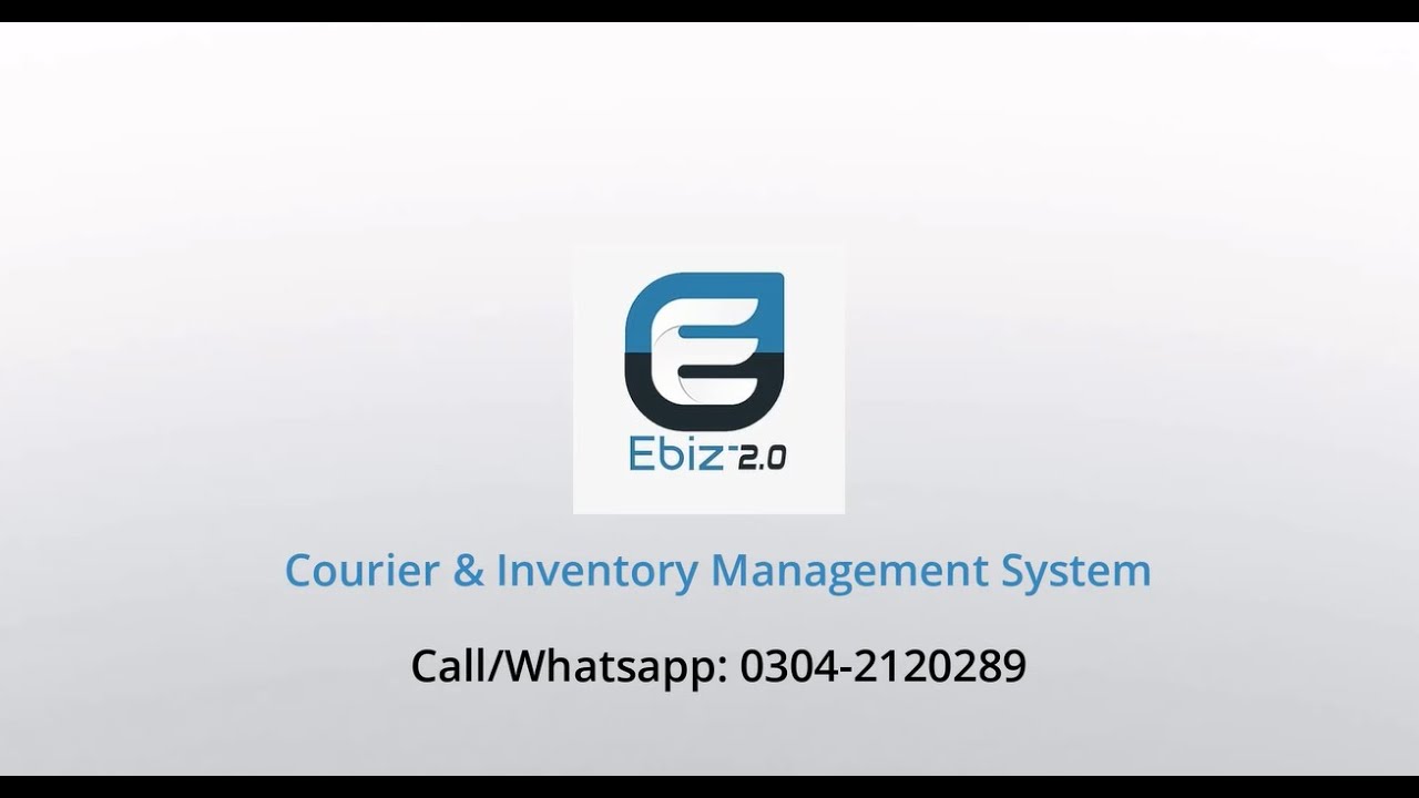 eBiz Online Courier & Inventory Management System (Promo/Features ...