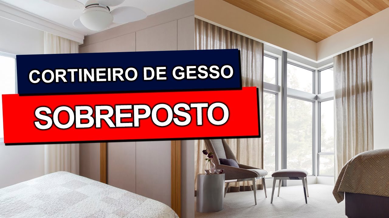 CORTINEIRO DE GESSO SOBREPOSTO: 40 Inspirações incríveis de cômodos com ...