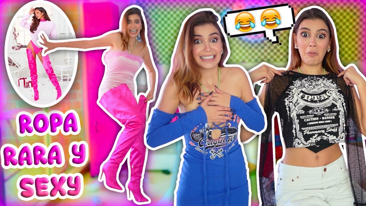 PROBANDO LA ROPA MÁS RARA Y SEXY DE FASHIONNOVA - Lulu99 - YouTube