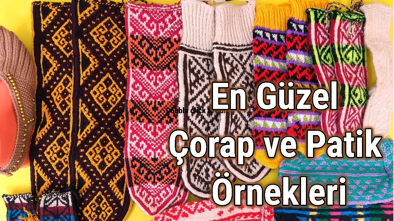 GELENEKSEL PATİK VE ÇORAP MODELLERİ │Türk El Sanatları │Örgü Kültürü ...