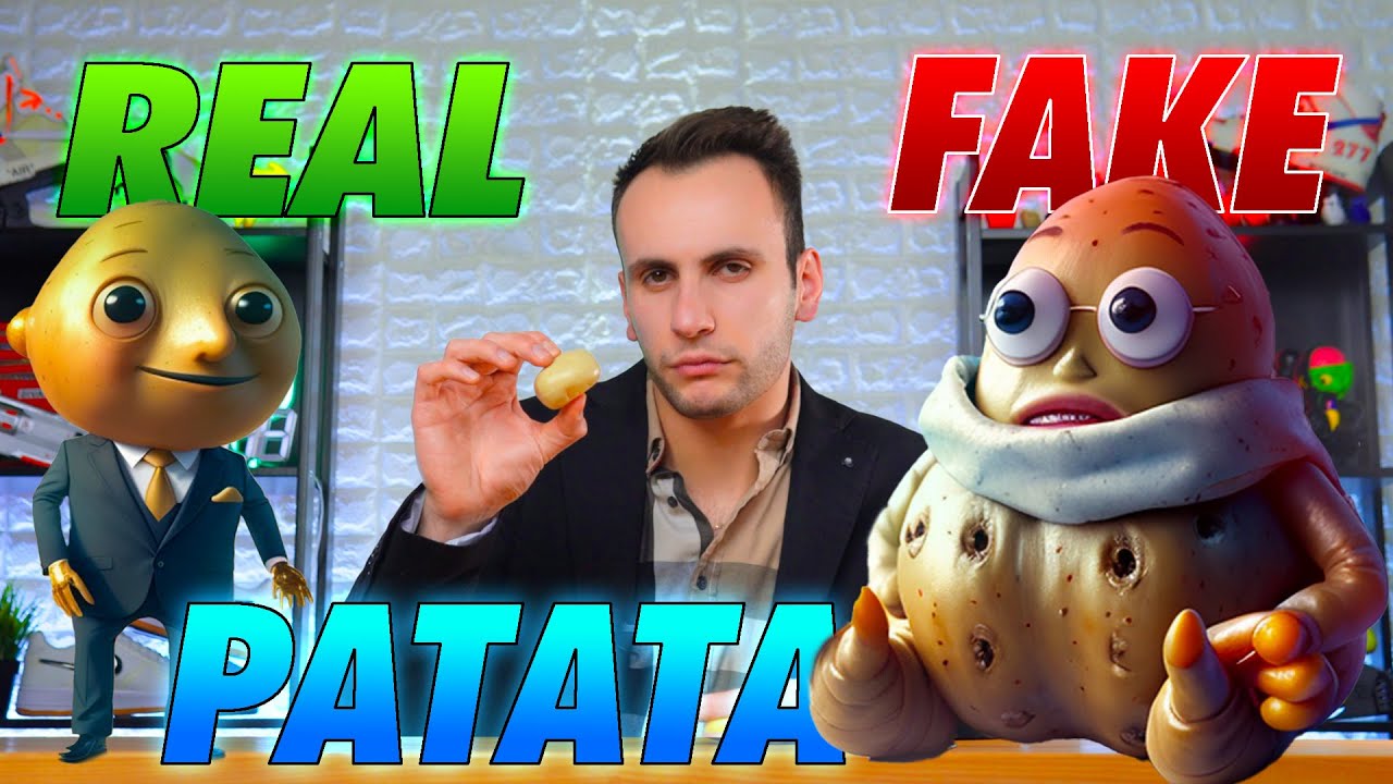 Il Confronto Della Patata: Real Potato VS Fake Potato - YouTube
