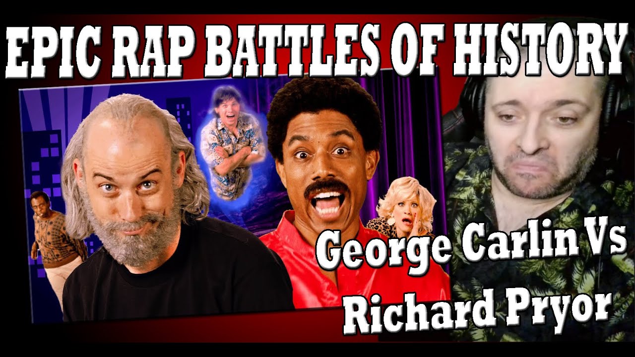 George Carlin vs Richard Pryor | Epic Rap Battles | First Time Watching ...