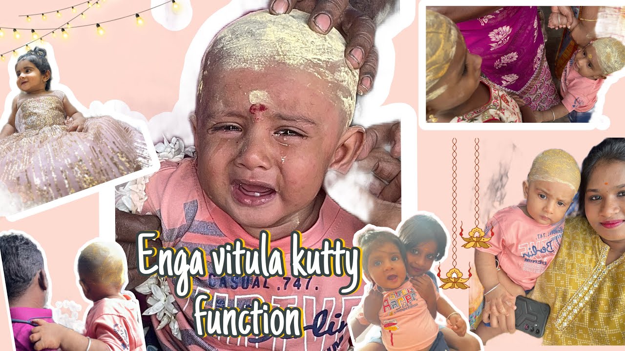 Enga vitula kutty function 😍/ mini vlog / 2024 1st video - YouTube