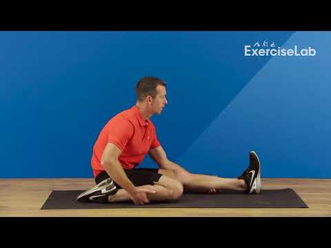 Hurdle Stretch HAMSTRING GERME - YouTube