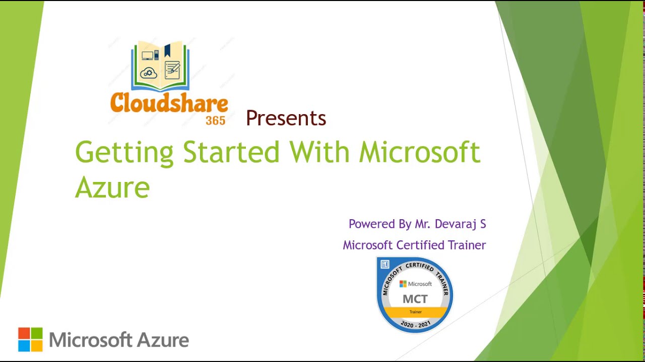 AZ-104 Getting Started With Microsoft Azure #01 - YouTube