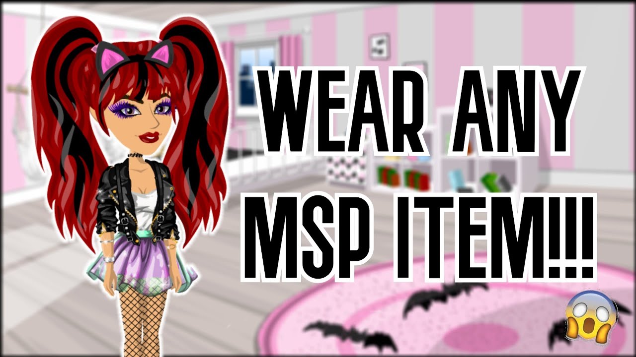How to wear any MSP item! - YouTube