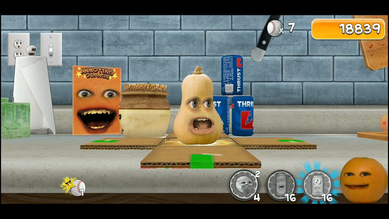 Annoying Orange Splatter Up - YouTube